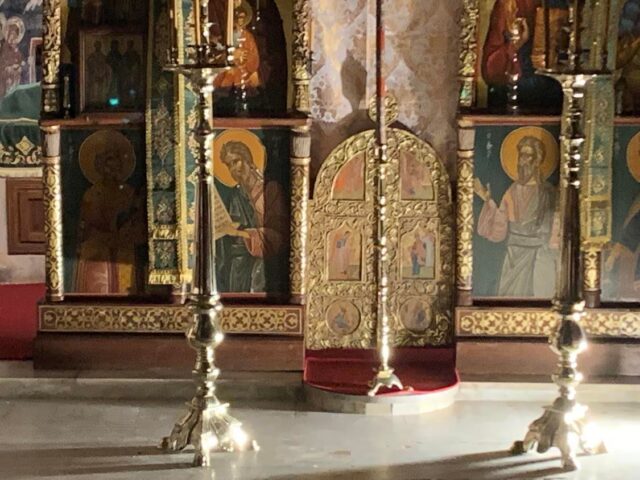 Καθολικό - ΙΕΡΑ ΜΟΝΗ ΑΓΙΩΝ ΑΝΑΡΓΥΡΩΝ ΠΑΡΝΩΝΟΣ